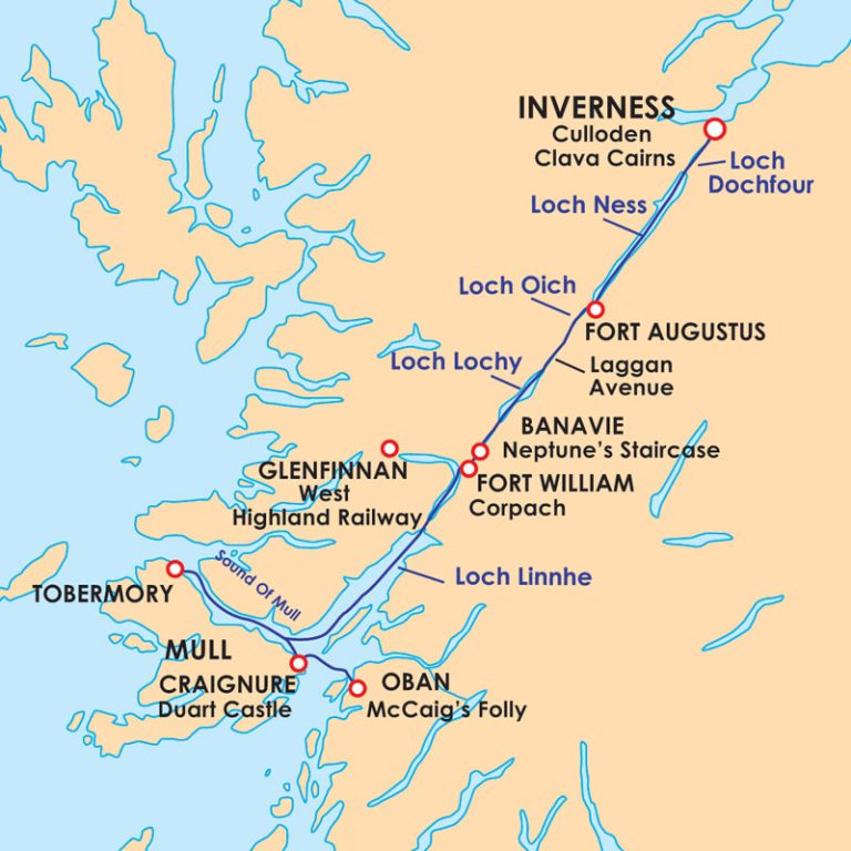 Voyage Through the Heart of Scotland itinerary | Lord of the Glens